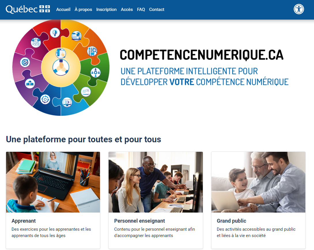 RÉCIT FGA | Cadre de référence de la compétence numérique